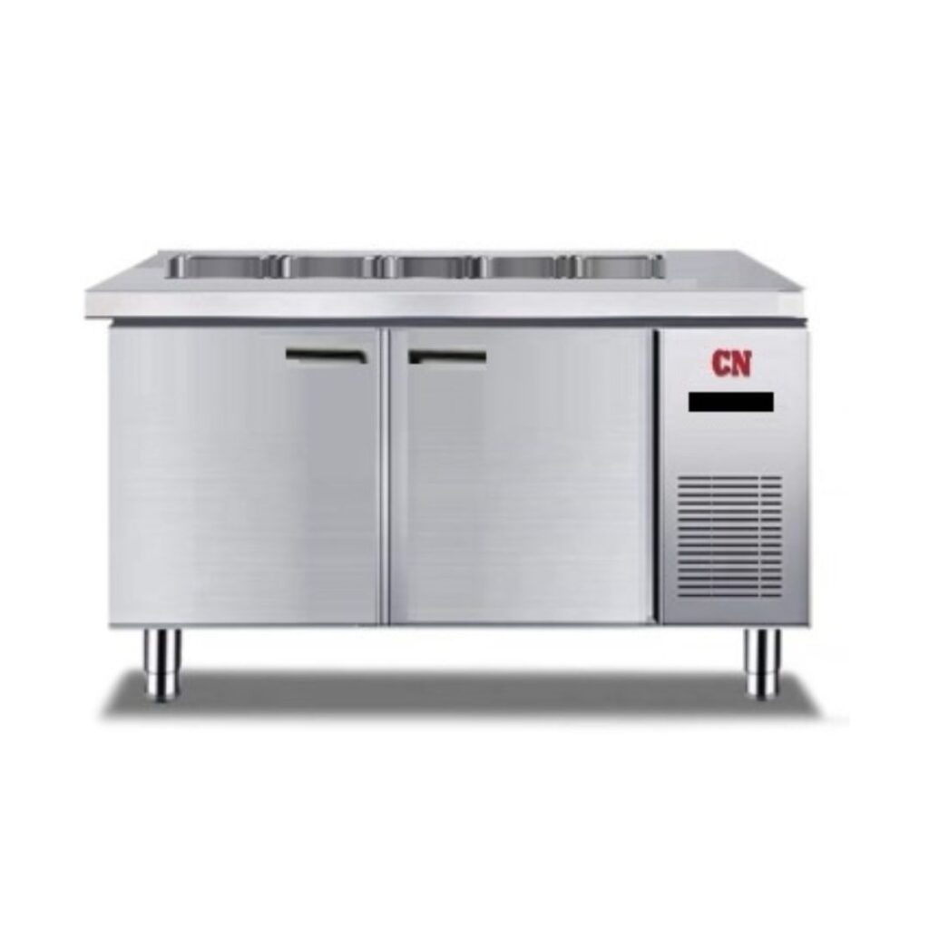 CN 2 DOOR OPEN TOP SALAD COUNTER CHILLER 5*1/2- 6FT ~ CN-OTSCC.6 - CN ...