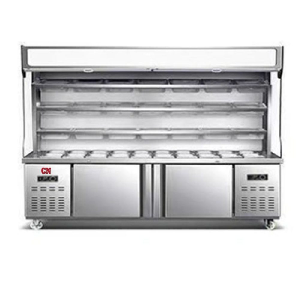 UPRIGHT HOT POT SELF SERVICE SHOWCASE, ECON STATIC SYSTEM, OPEN WITH ...